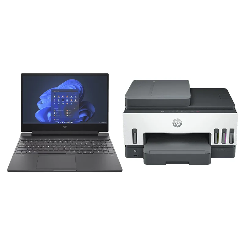 HP 15-FA1124TX Gaming Laptop Bundle with Smart Tank 790 Printer - Core ...